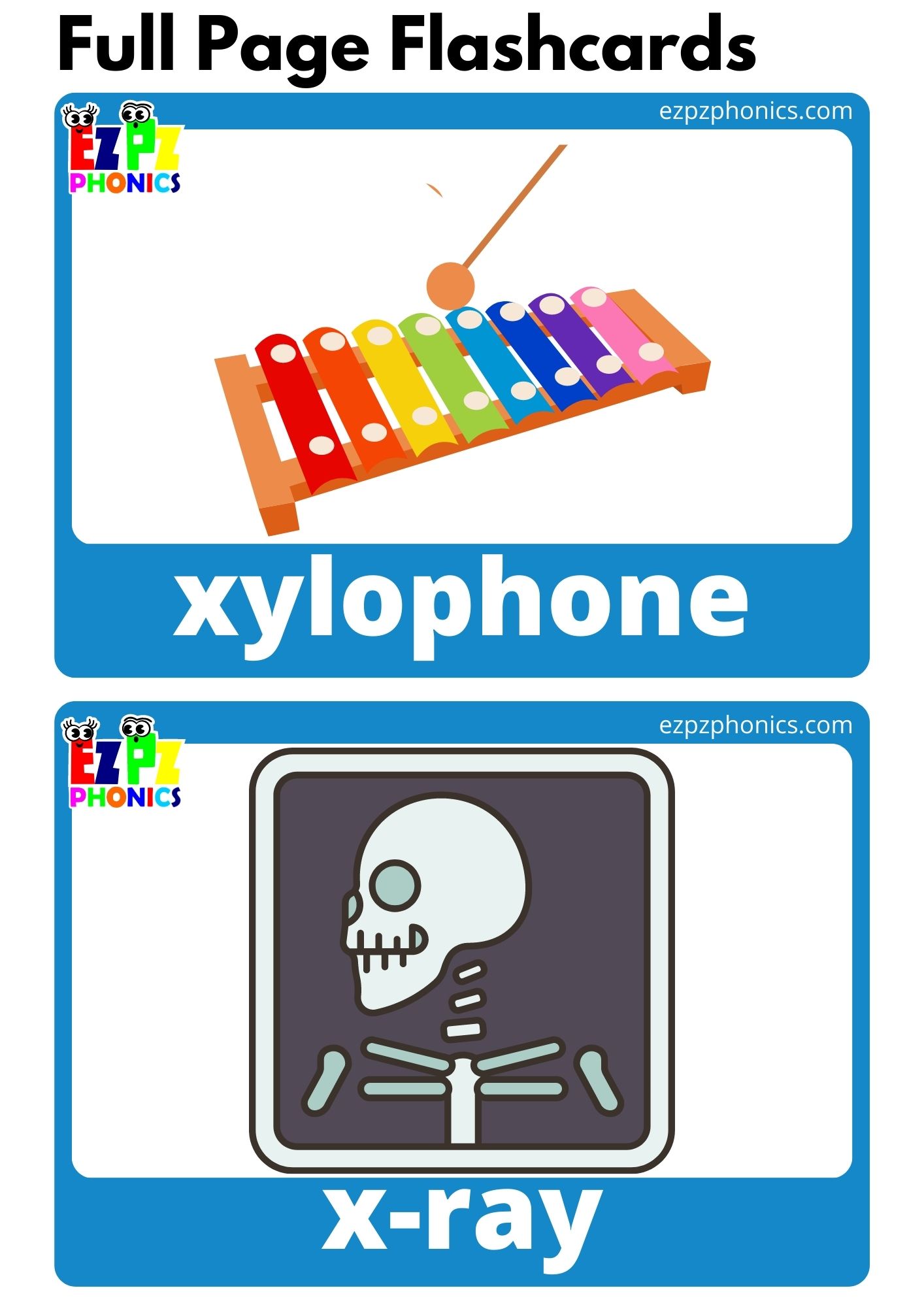 X BEGINNING SOUND - ezpzphonics.com