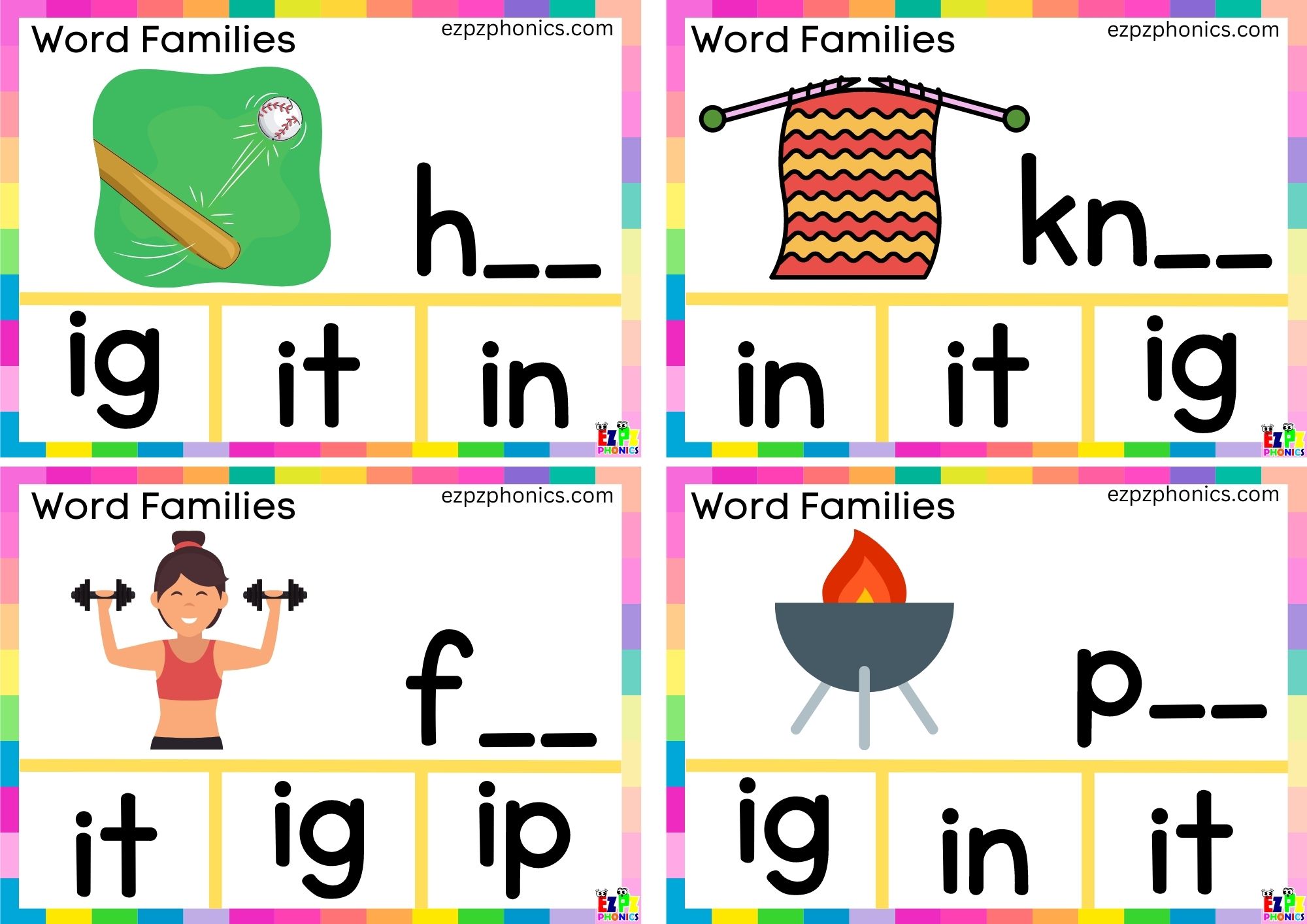 it Word Family - ezpzphonics.com