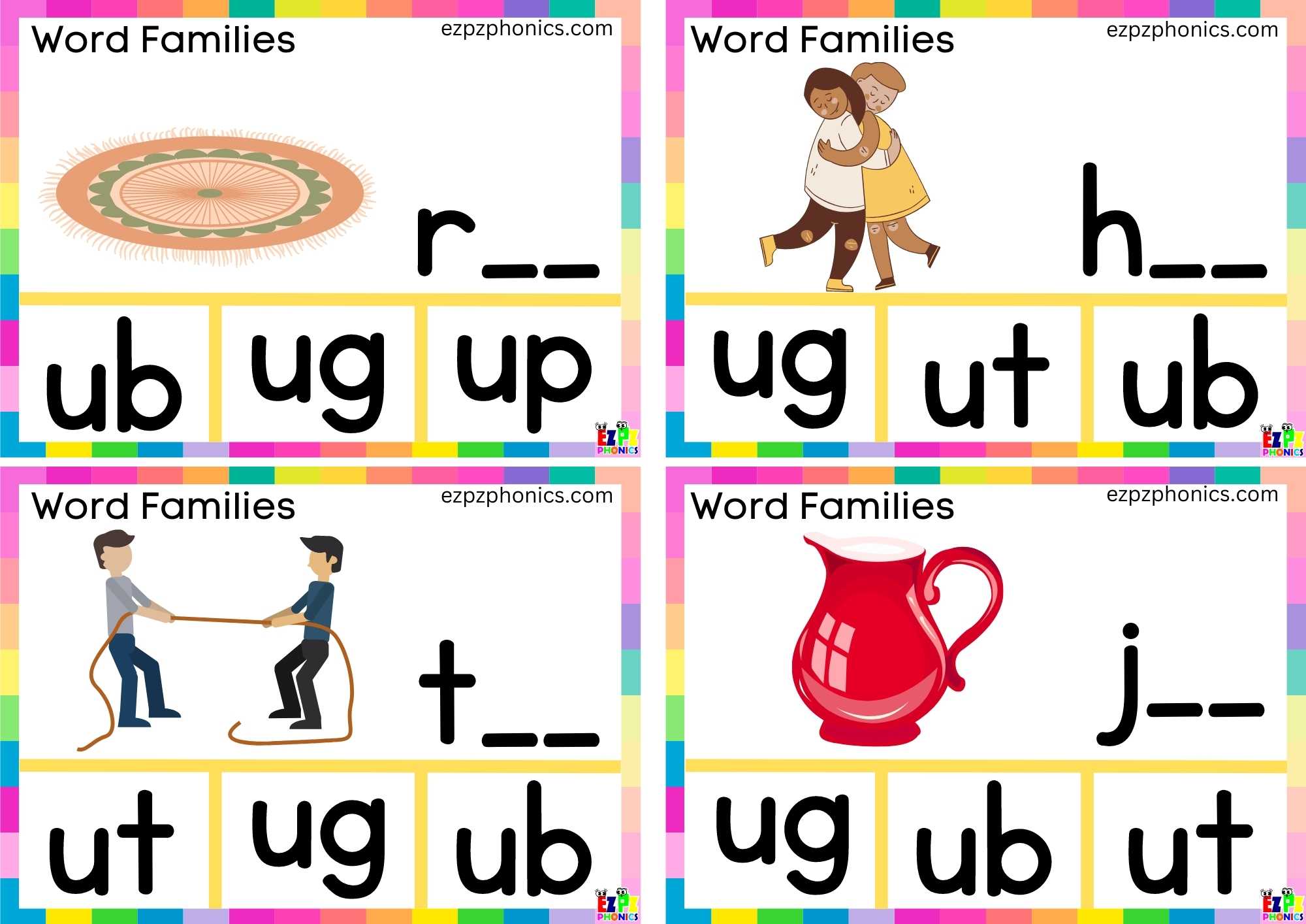 ug Word Family - ezpzphonics.com