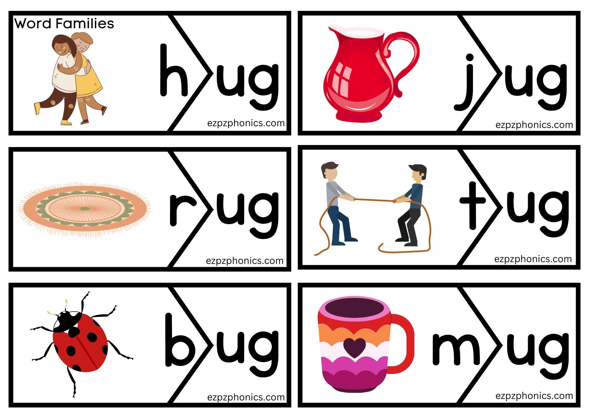 ug Word Family - ezpzphonics.com