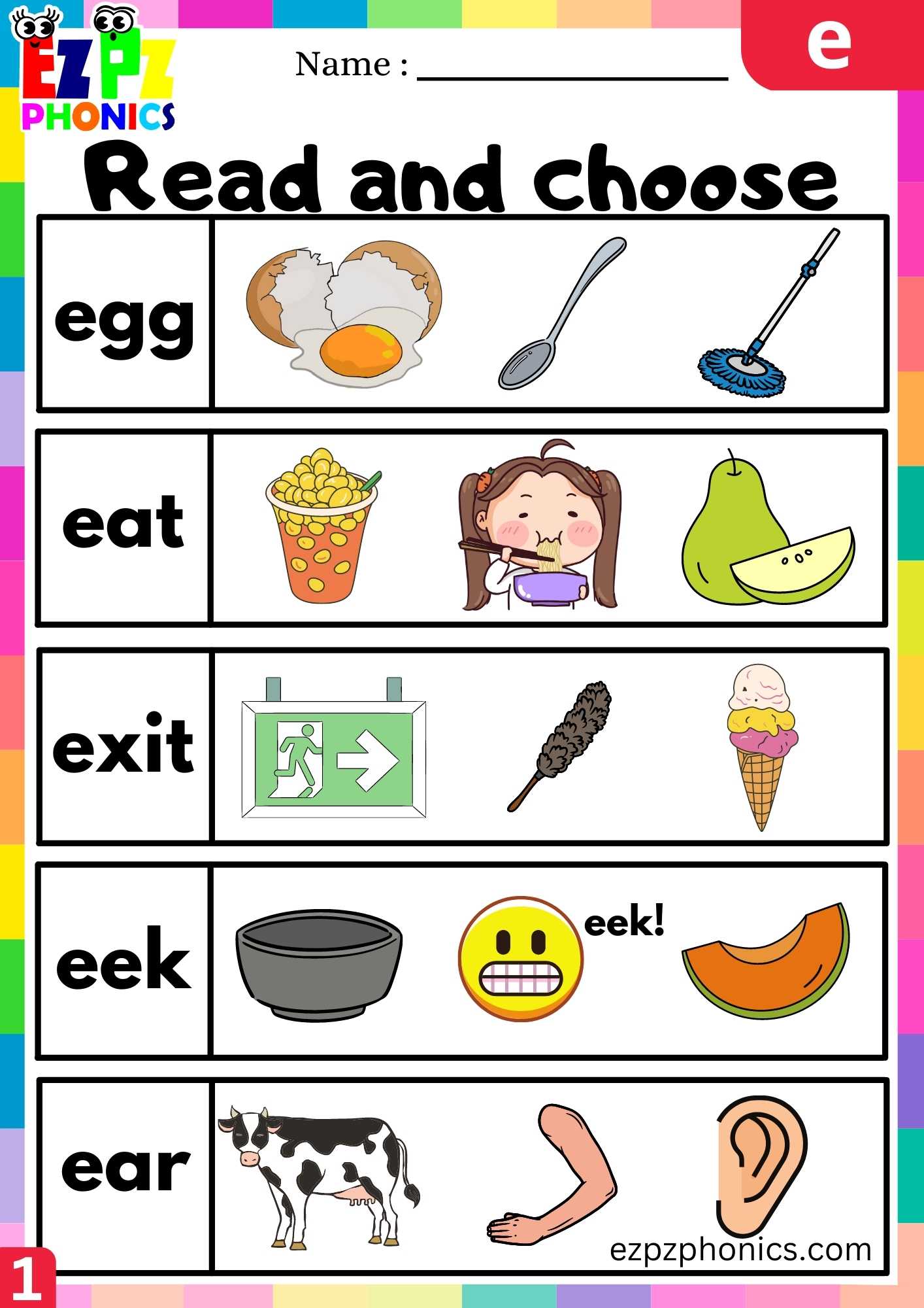 E BEGINNING SOUND - ezpzphonics.com