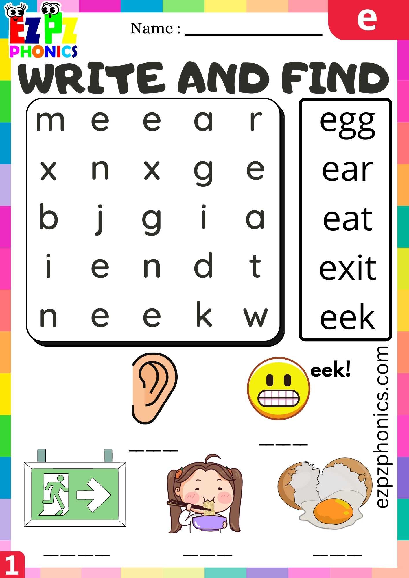 E BEGINNING SOUND - ezpzphonics.com