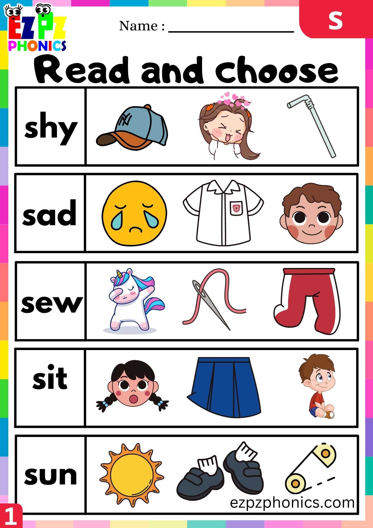 S BEGINNING SOUND - ezpzphonics.com